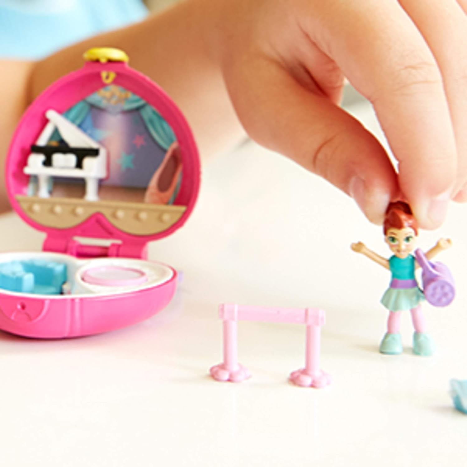 Polly Pocket FWN41 Tiny Pocket Places Ballet Compact Play Set, Multi ...