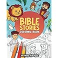 Bible Stories Coloring Book: A Fun Way for Kids to Learn Scripture and ...