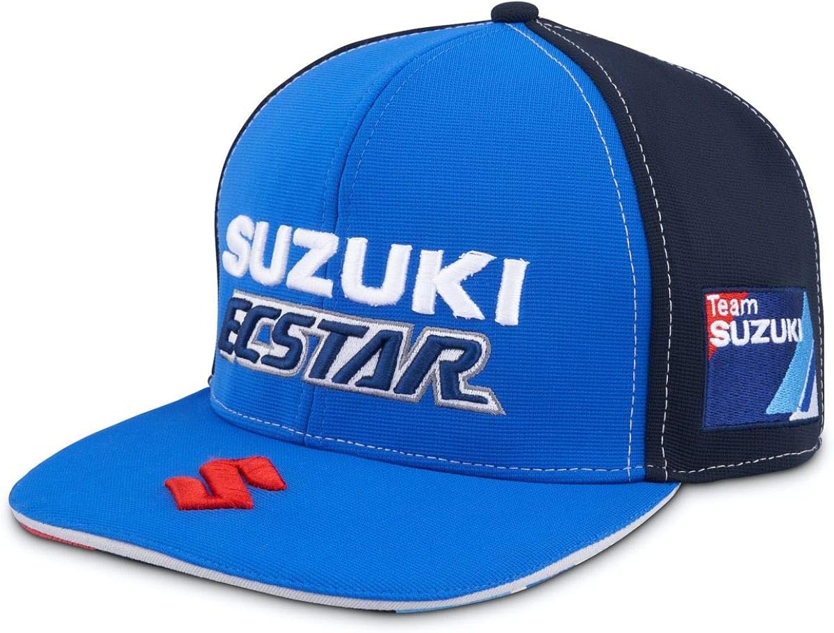 Suzuki MotoGP Ecstar Team Baseball Base Cap Flat: Amazon.co.uk: Clothing