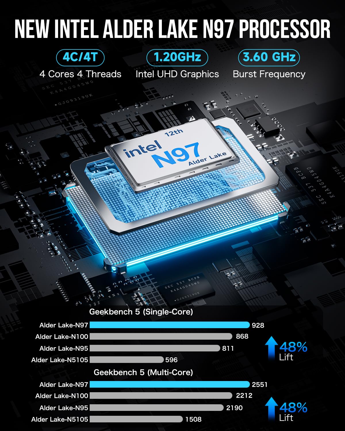 Mua GMKtec Mini PC Intel N97 (up to 3.60GHz) Windows 11 Pro Micro ...