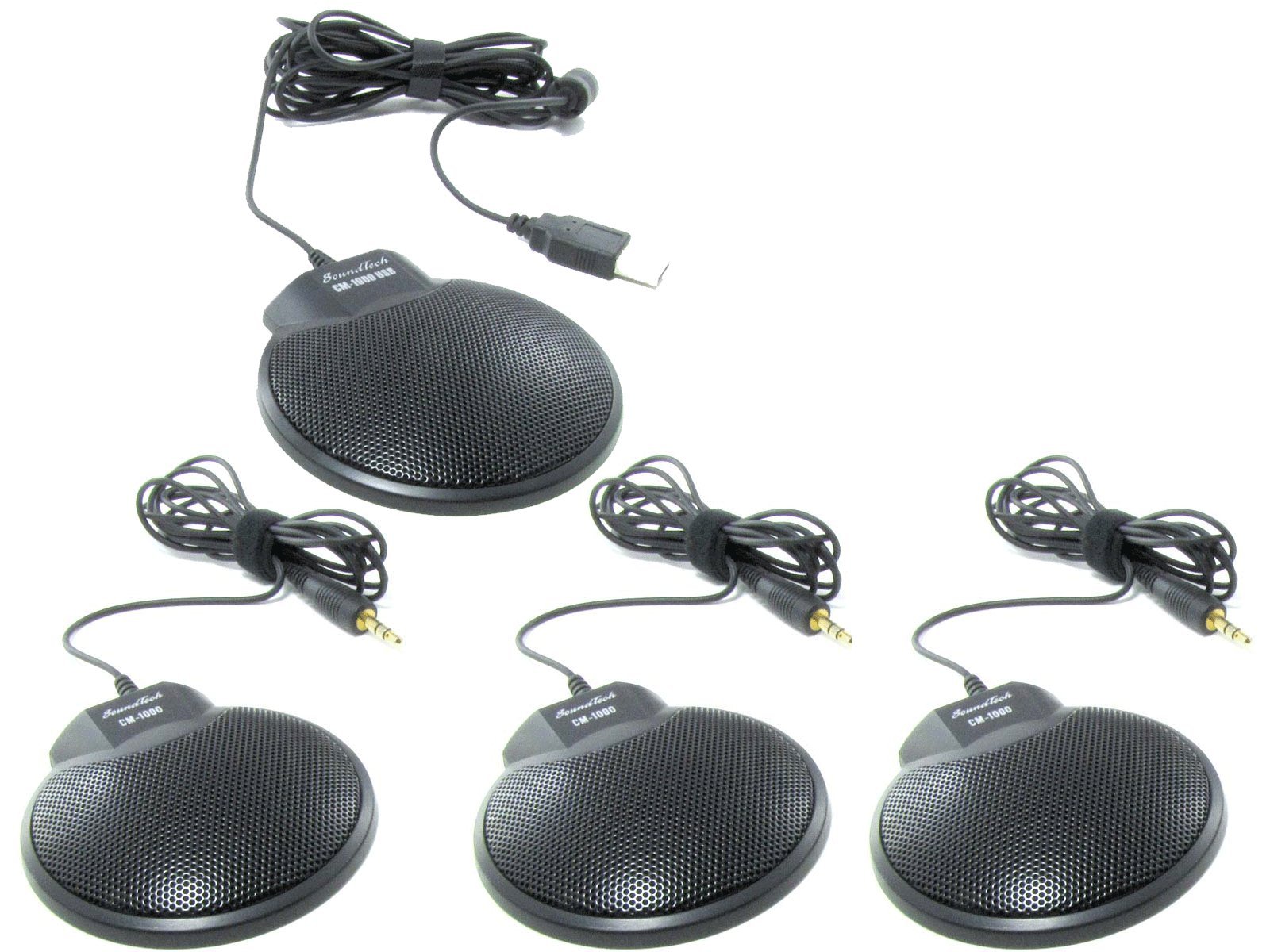Mua Sound Tech TableTop Conference Microphone Kit ,4 Microphones daisy ...