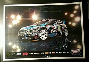 Autographed Ken Block Photo - Gymkana Monster Poster Authentic ...