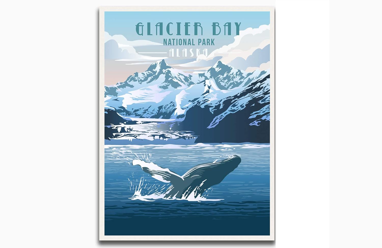 Amazon.com: Glacier Bay National Park Poster: Handmade