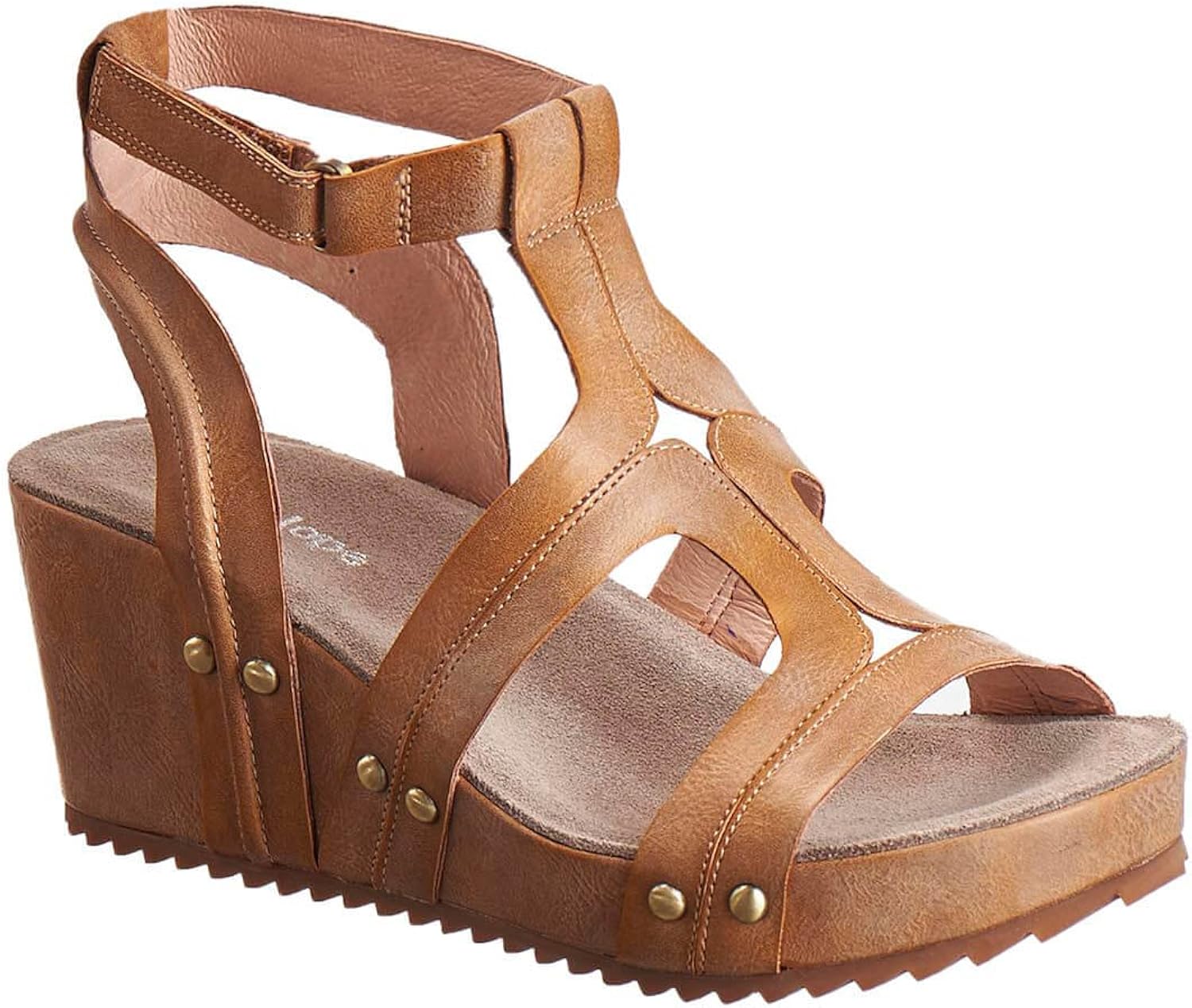 Amazon.com | Antelope Women's 528 Taupe Metallic Leather Slim Band ...