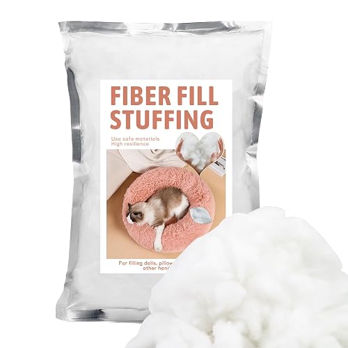 SOCNITC 200g/7.06oz Stuffing Fiber Fill, High Resilience Polyester ...