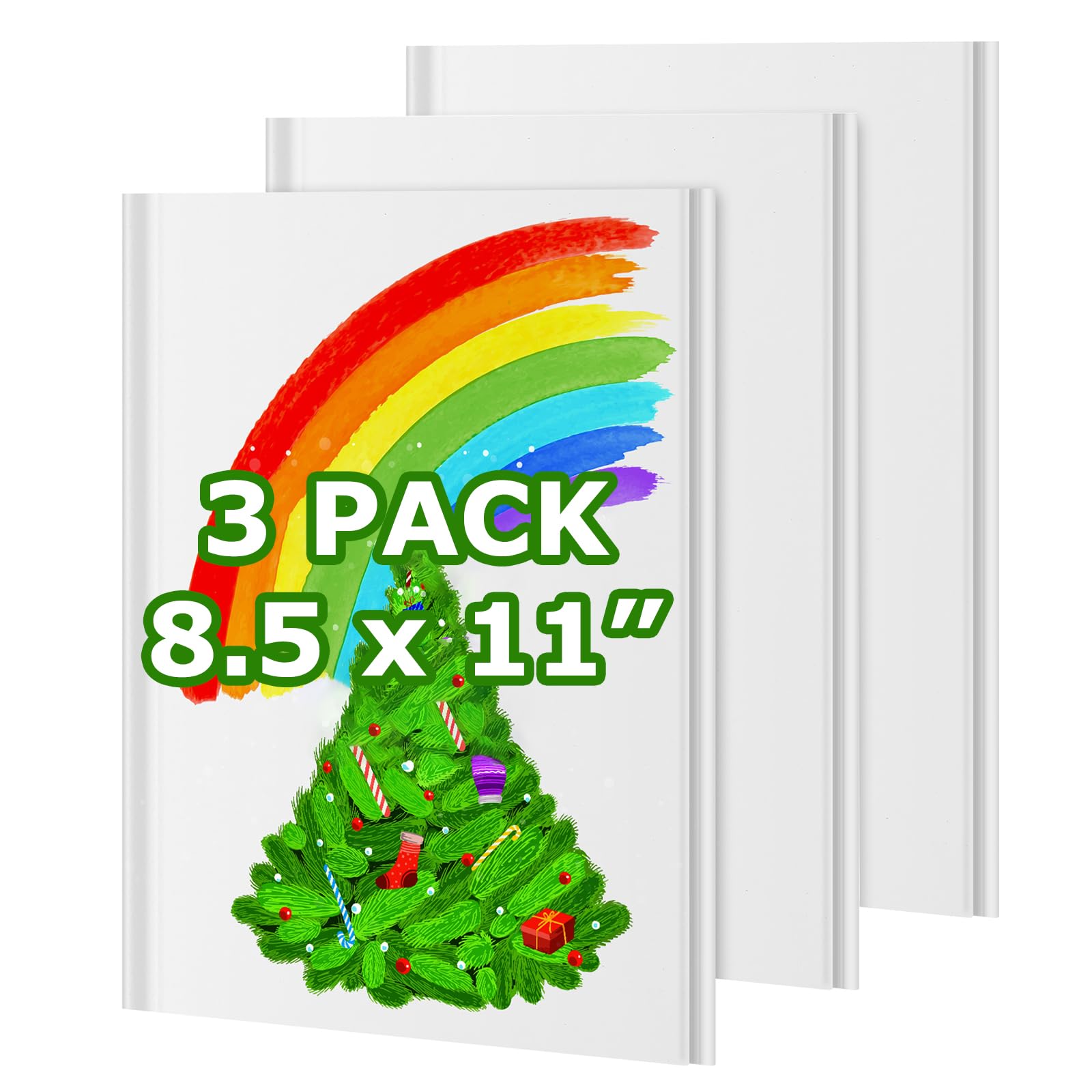Mua Donyang 3-Pack Hardcover Blank Books, 40 Pages 8.5x11'' Blank Pages ...