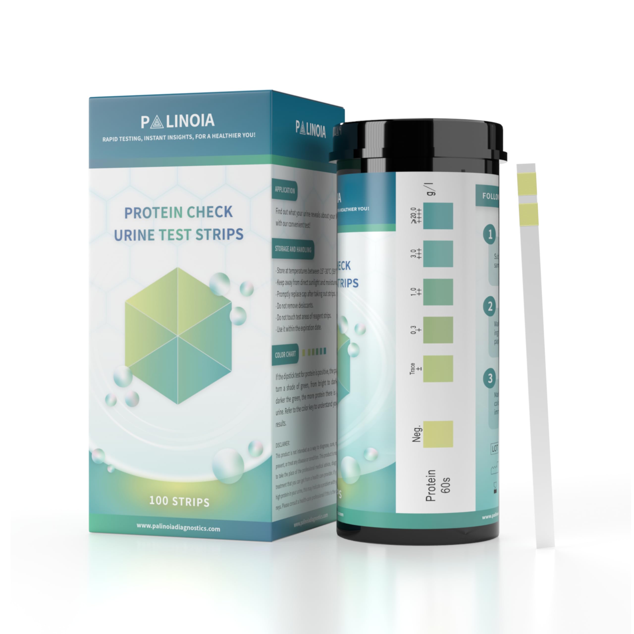 Mua Double-Check Protein Test Strip Kit - 2X More Dependable Protein ...