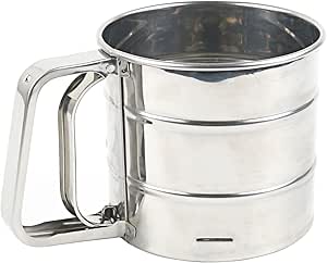 Amazon.com: Stainless Steel Flour Sifter for Baking,Flour Sifter with ...