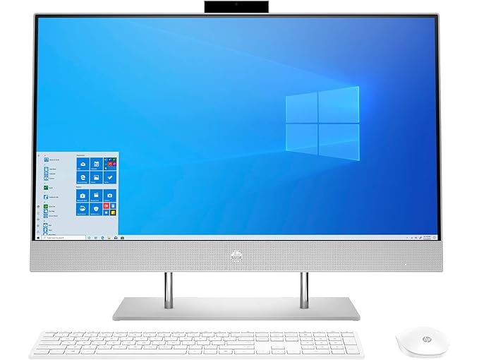 HP All in One PC 27-Inch FHD IPS with Alexa Built-in (AMD Ryzen 7 4700U ...