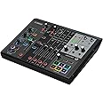 Amazon.com: Yamaha AG08 Black 8-Channel Live Streaming Loopback Mixer/USB Interface with ...
