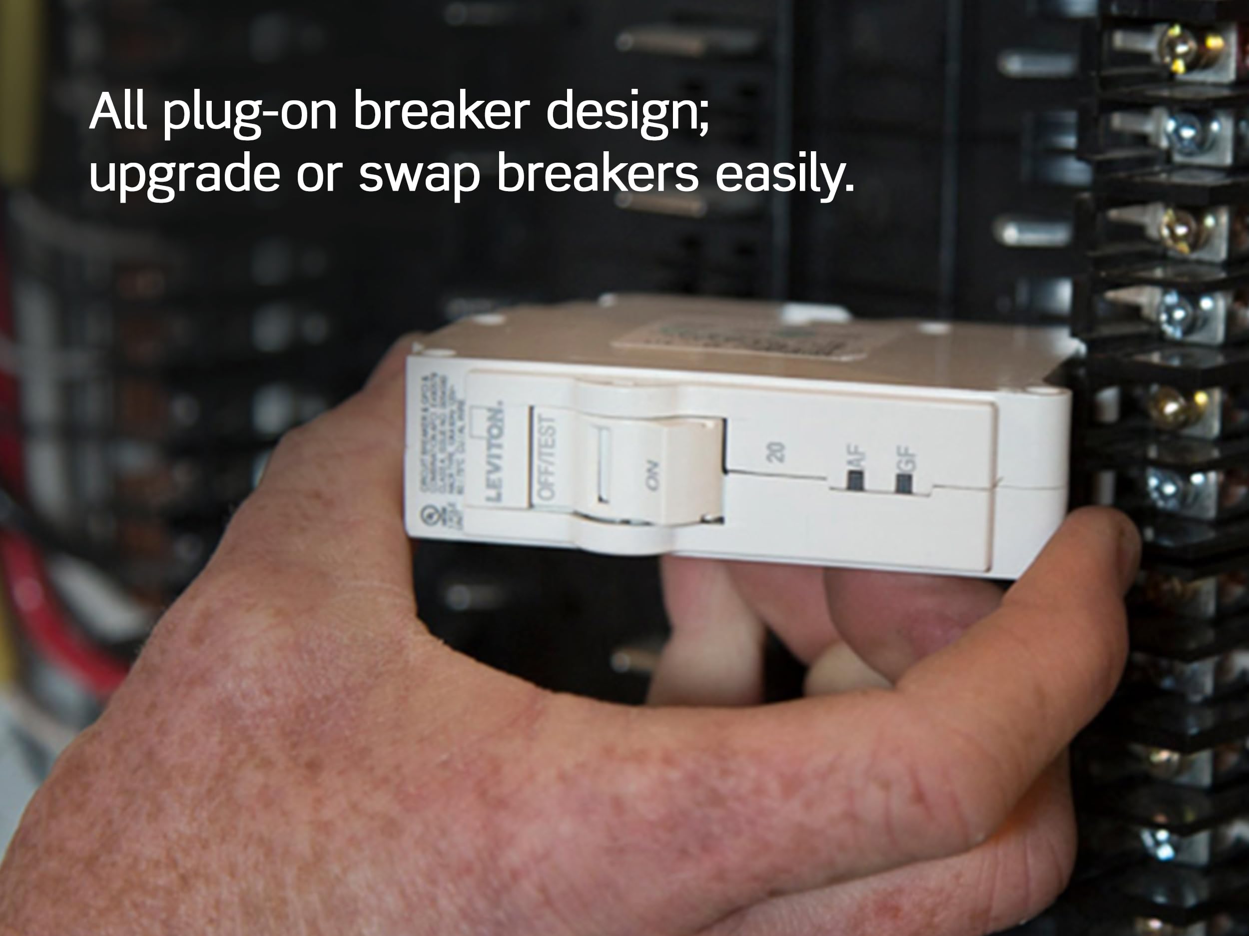 Leviton LP210-BPD 20 Space, 20 Circuit Indoor Load Center With 100 Amp ...