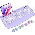 Amazon.com: SABLUTE Large Print Backlit Computer Keyboards, Wired Lighted USB Keyboards with 7 ...