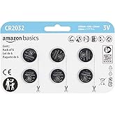 Amazon.com: Amazon Basics 6-Pack CR1616 Lithium Coin Cell Battery, 3 Volt, Long Lasting Power ...