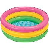 Amazon.com: Intex Sunset Glow Baby Pool (34 in x 10 in) : Toys & Games