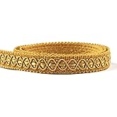 Amazon.com: PH PandaHall 15 Yards Golden Gimp Braid Trim 1/2 inch Gold ...
