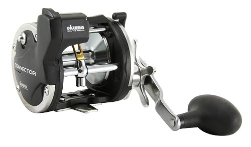 Okuma Convector Star Drag Left-handed Line Counter Reel (20/220) ,Black ...