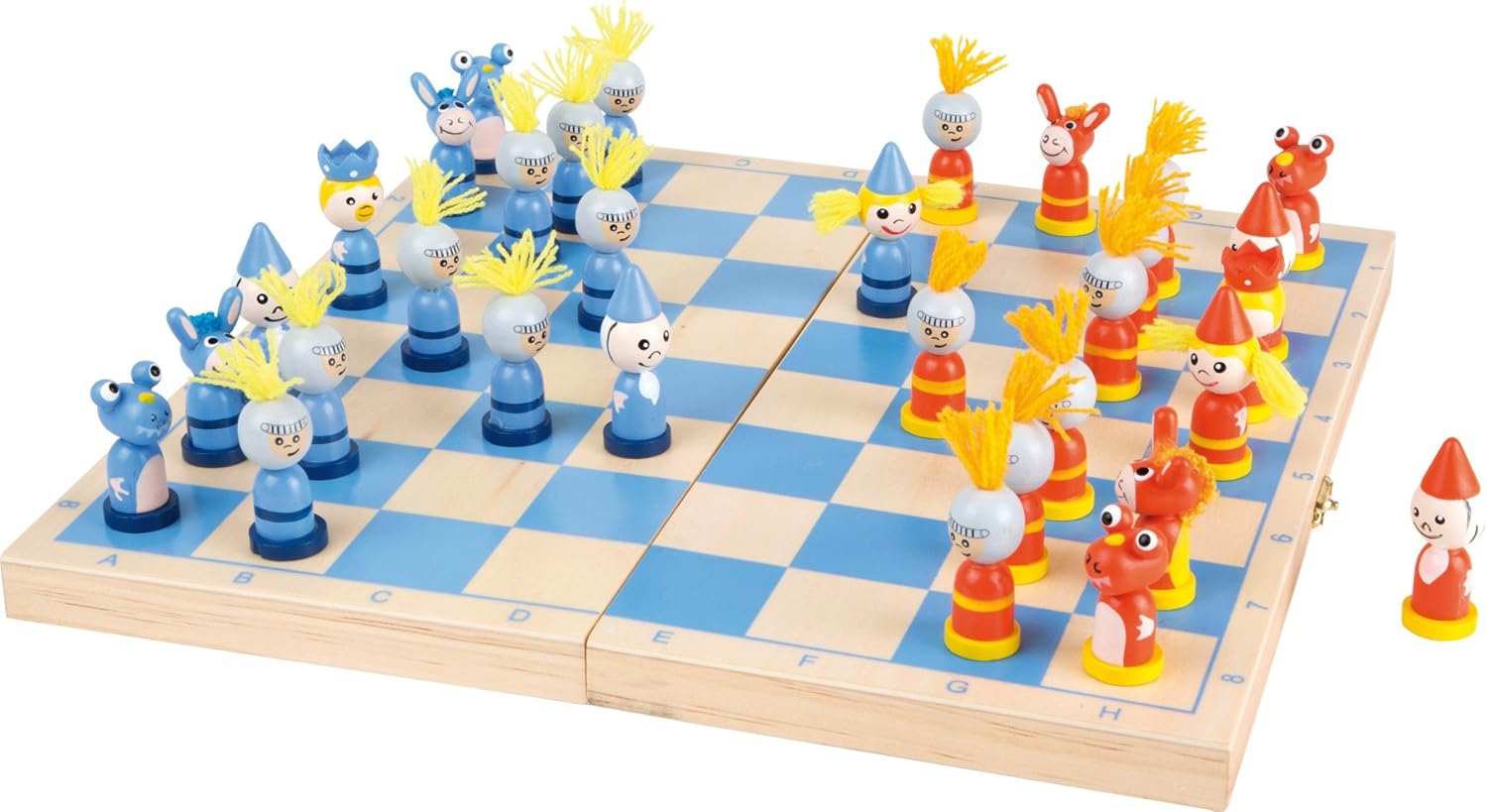 small foot 6084 childrens chess set “Knights Tournament” made of wood ...