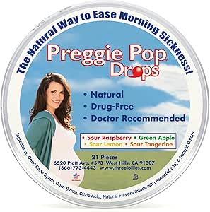 Amazon.com: Preggie Pop Drops | 21 Drops | Morning Sickness & Nausea ...