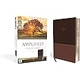 The Amplified Study Bible, Leathersoft, Brown [Large Print]: Zondervan ...