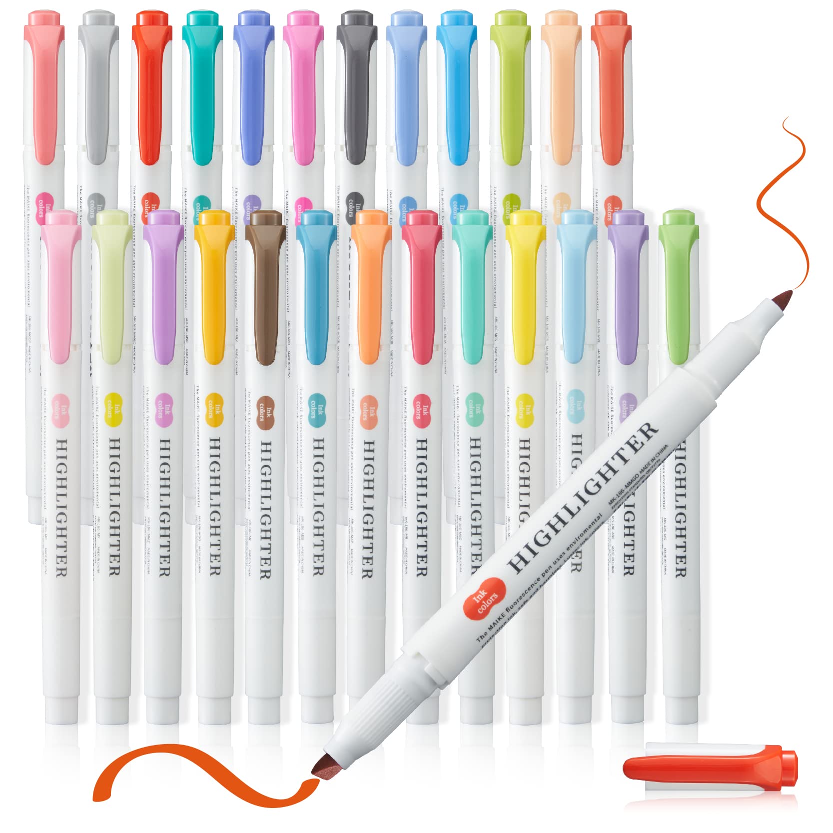 Mua MAIKEDEPOT Real Mild Highlighter，25 Highlighters, Pastel ...