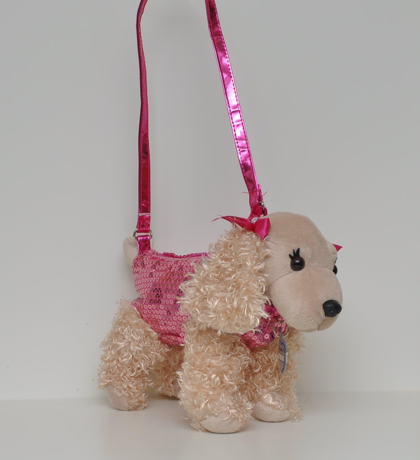 Poochie & Co. Spaniel Dog Handbag (Cream Lt Fucsia): Amazon.co.uk: Toys ...