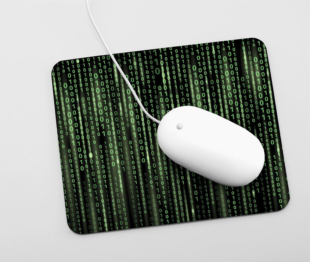 Amazon.com : Binary Code Matrix Mouse Pad : Office Products