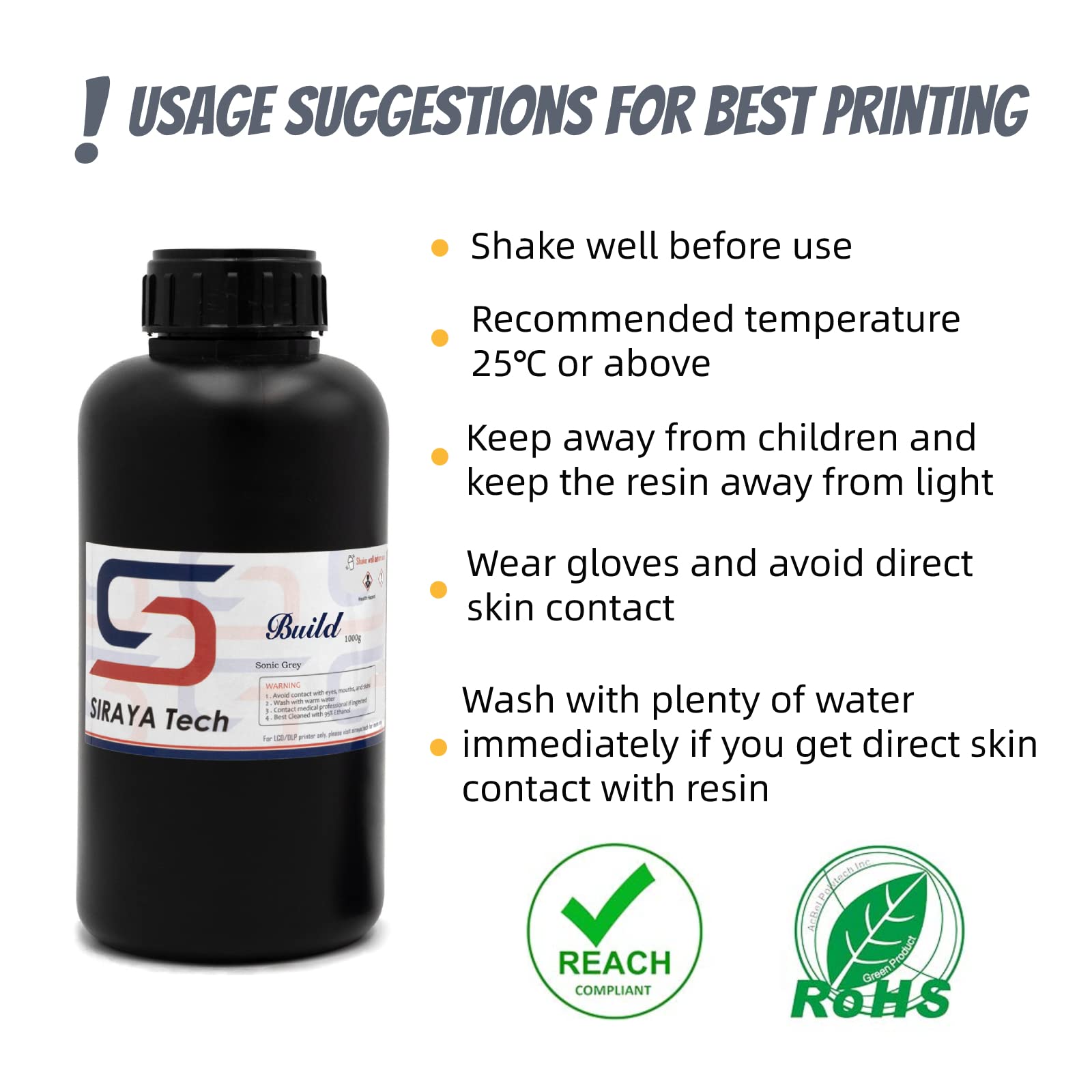 Mua Siraya Tech Build 3D Printer Resin - High Precision Engineering ...