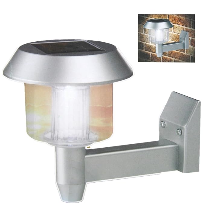 LED Solar Outdoor Wall Light (15cm): Amazon.co.uk: Lighting