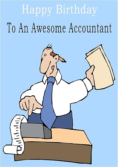 Accountant birthday card: Amazon.co.uk: Office Products