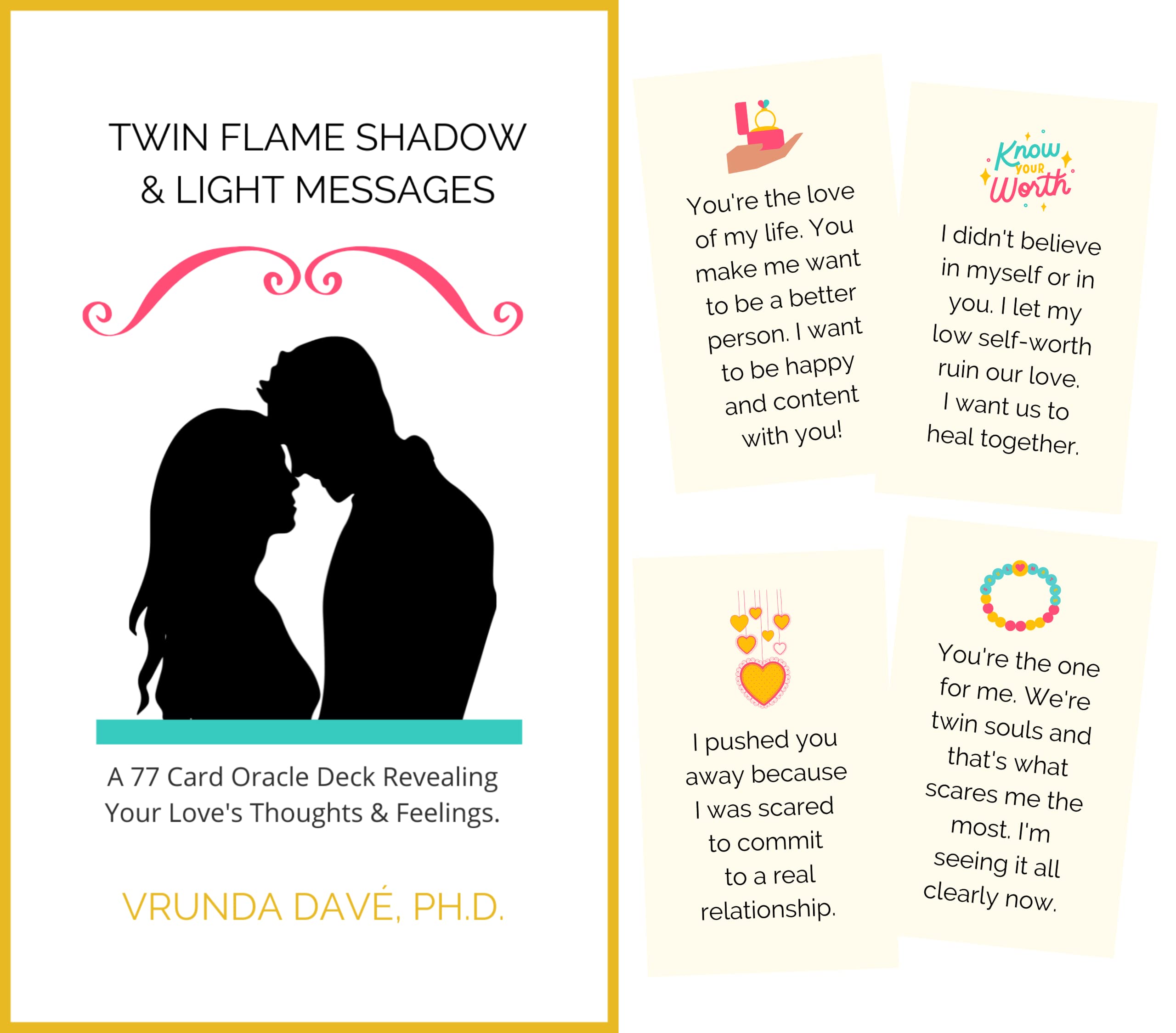 Mua Twin Flames Shadow and Light Oracle Deck. 77 Love Messages from ...