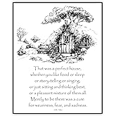 Amazon.com: Hobbit Hole House Artwork - J.R.R. Tolkien Quote - A ...