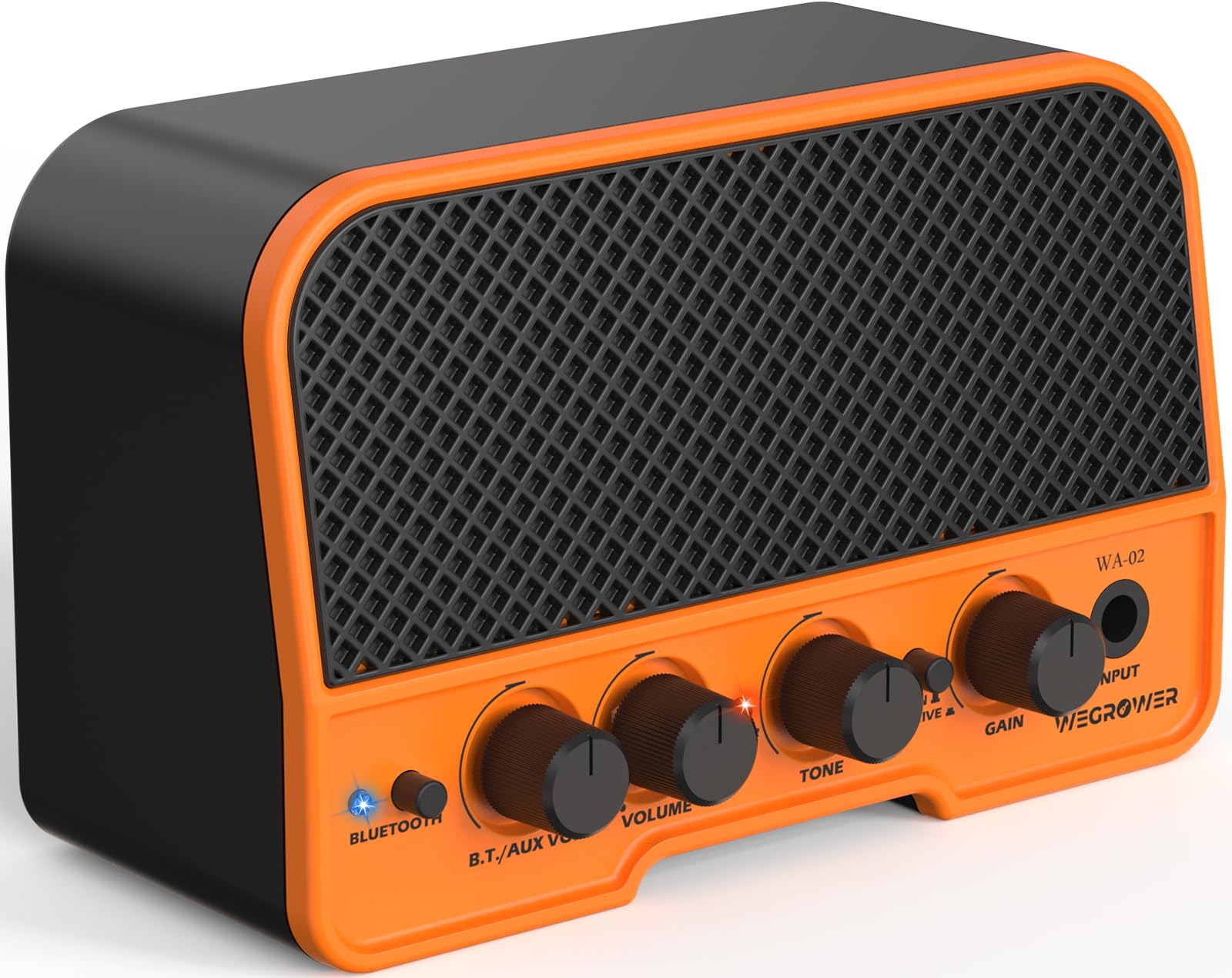 WEGROWER Electric Guitar Amp, Bluetooth 5W Rechargeable Electric Guitar ...