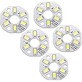 uxcell LED Chip Bulb 300mA 5W 10 LEDs 5730 SMD Module Aluminum Board Pure White Super Bright ...