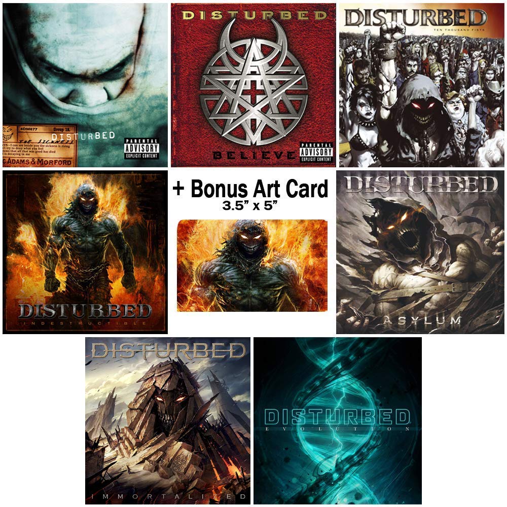 Disturbed: Complete Studio Album Discography - 7 CDs + Bonus Art Card ...