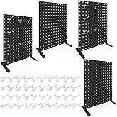 Amazon.com: Pegboard Display Stand With 12 Peg Hooks for Retail Craft ...