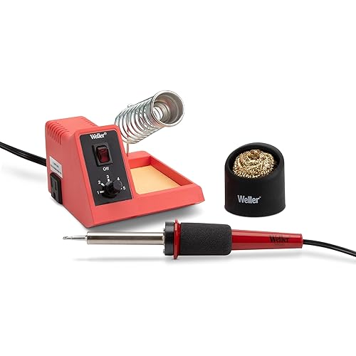 Weller WLC100 40-Watt Soldering Station with Brass Sponge Tip Cleaner ...