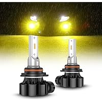 Amazon.com: SEALIGHT 9006 LED Fog Light Bulbs, 3000K Yellow 4000 Lumens 11W High Power,9006 HB4 ...