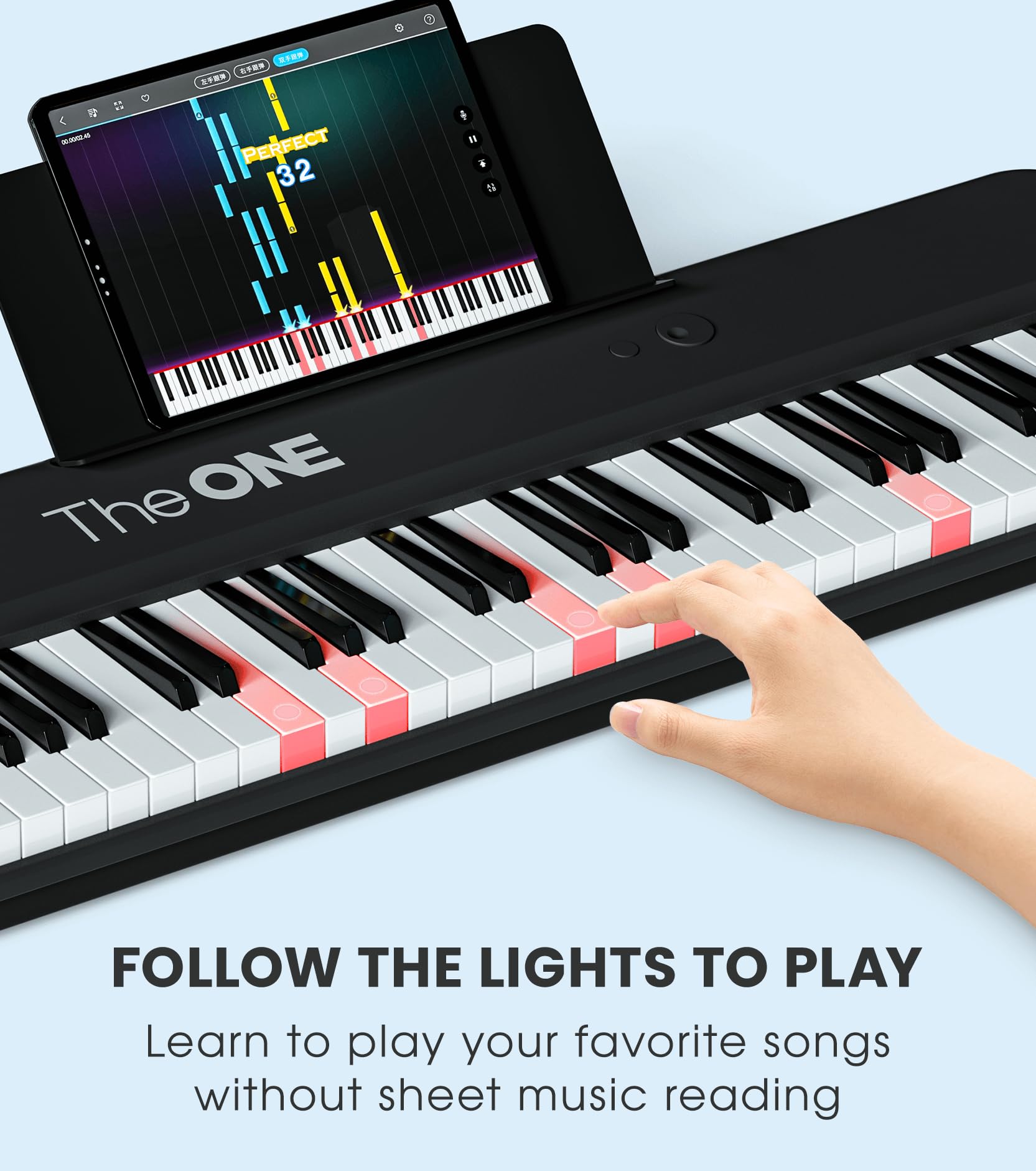 Mua Smart Keyboard COLOR 61 Lighted Keys Piano Keyboard, Electric Piano ...