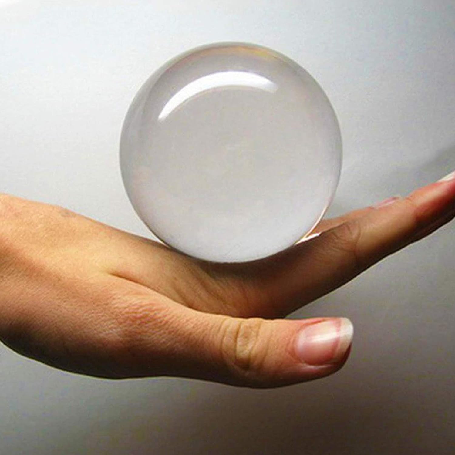 Juggle Dream 75mm Clear Acrylic Contact Juggling Ball – Transparent ...