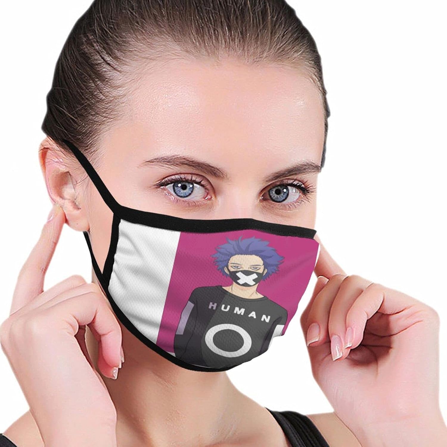 Lamrara Face Shinsou Hitoshi Mask Dust Scarfs Adjust Mouth Reusable ...