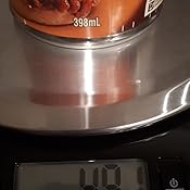 AmazonBasics Stainless Steel Digital Kitchen Scale with LCD Display ...