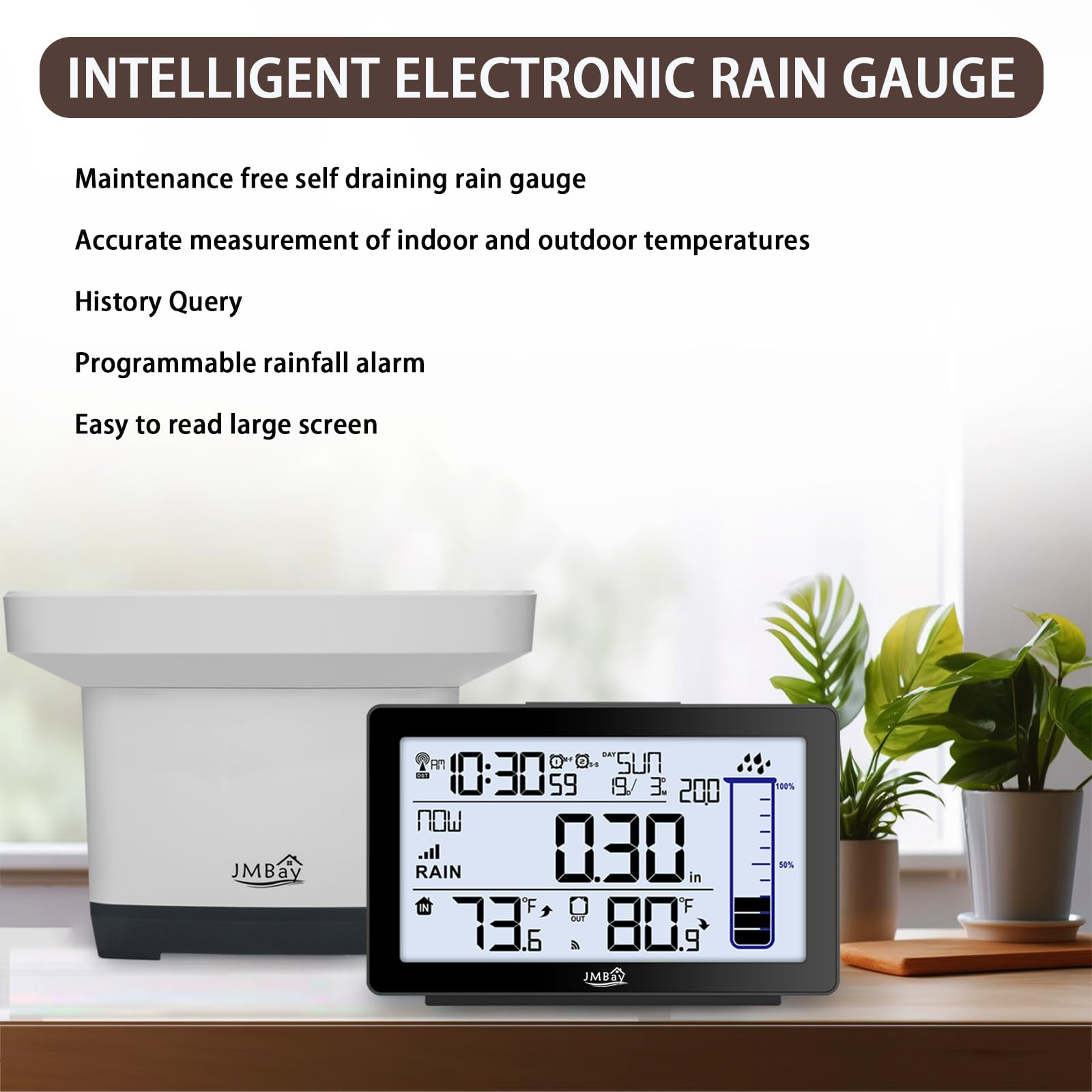 Wireless Rain Gauge Outdoor, Digital Rain Gauge Outdoors Best Rated ...