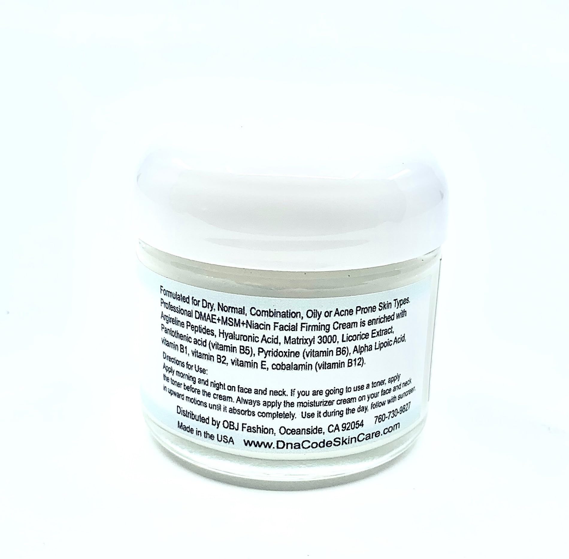 Mua OIL FREE-DMAE+MSM+NIACIN Firming Cream, 100% Pure Hyaluronic Acid ...
