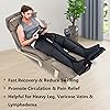 LONGEST Lymphedema Pumps Legs Foot Air Compression Therapy Boots ...