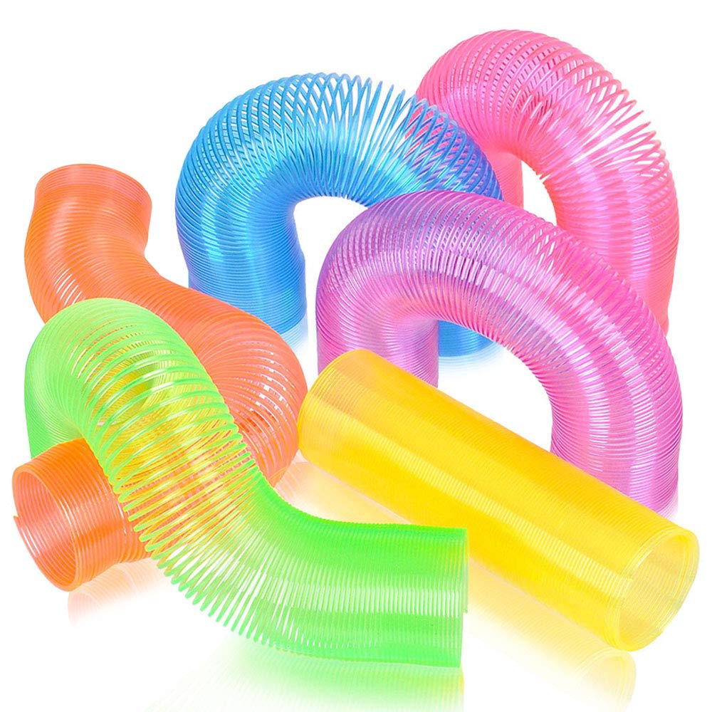 ArtCreativity Extra-Long Neon Mini Coil Springs- 12 Pack- 4 Inch ...