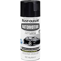 Automotive Pintura en aerosol - Esmalte Acrílico para autos (Negro ...