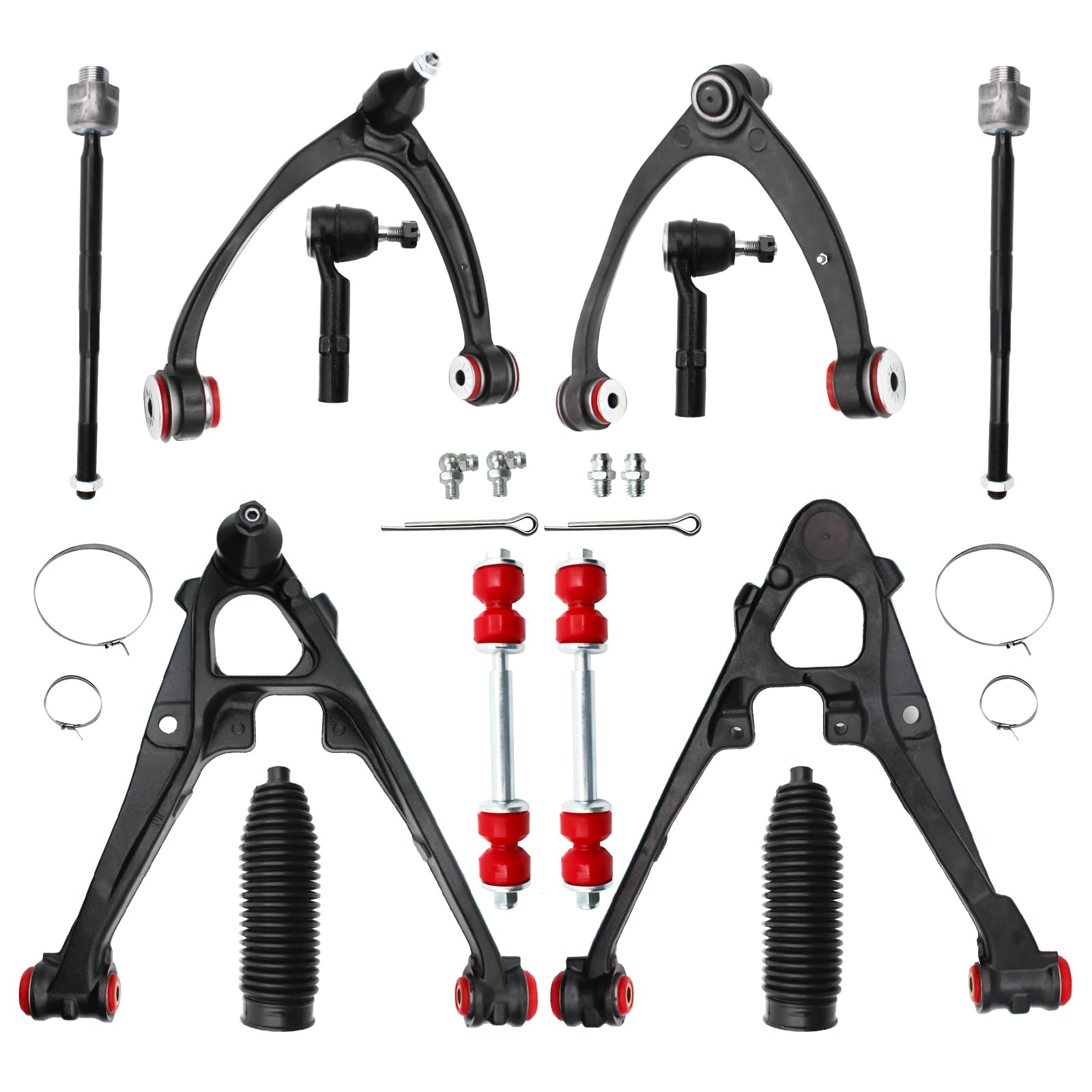 12pc Front End Control Arms Suspension Kit for Chevy Silverado 1500 GMC ...