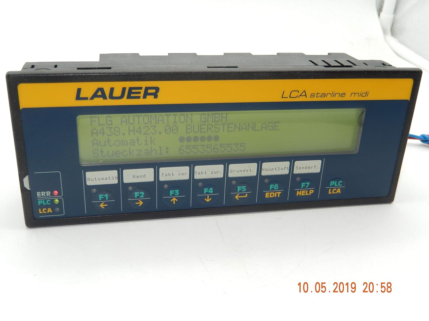 LAUER LCA 320 Starline midi Textdisplay / Bedienterminal mit Spanner ...