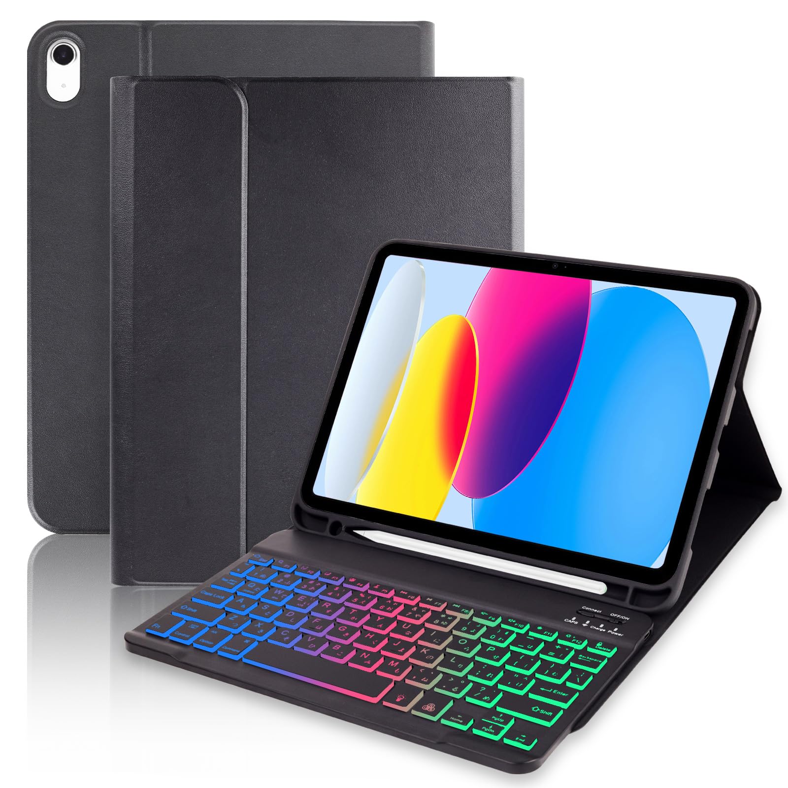 Mua Japanese iPad 10th Generation Case, Keyboard, EAMPANG 7 Colors ...