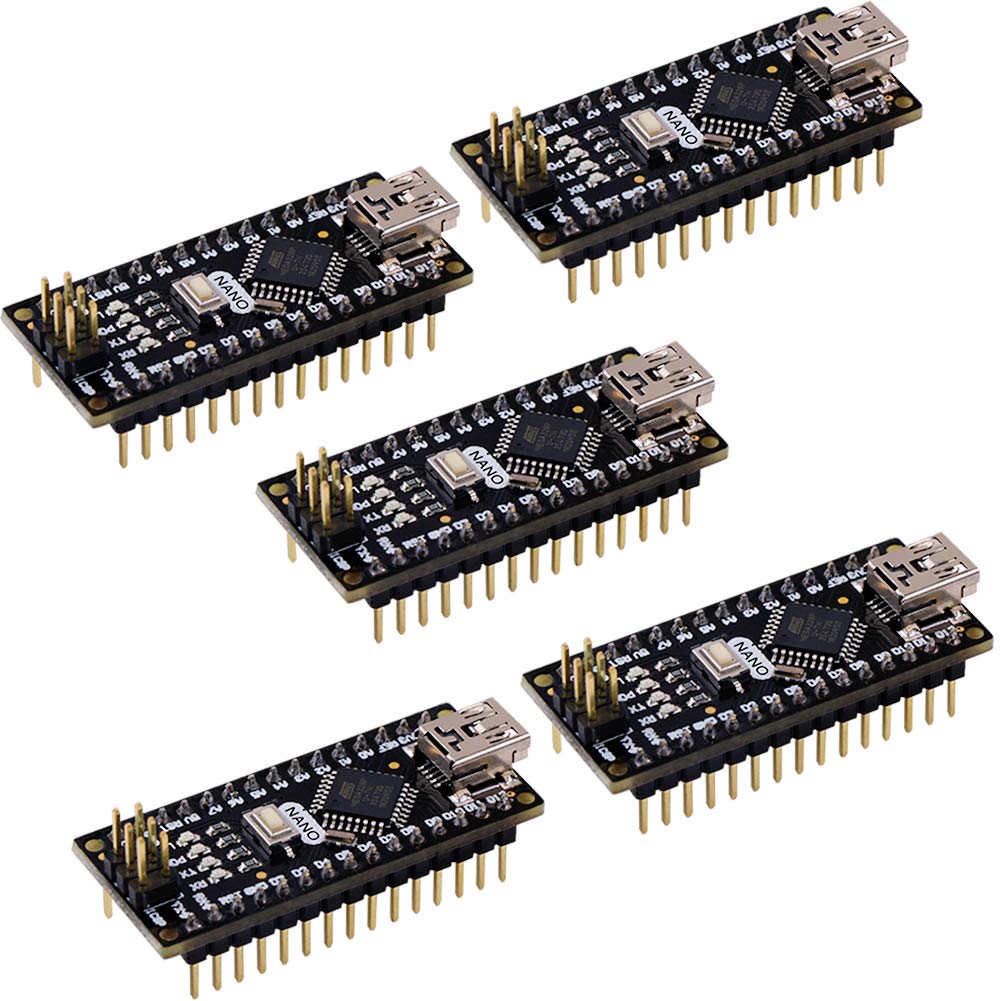 Placa Nano ATmega328P 5V 16M Microcontrolador 5 Piezas Keywish Nano V3 ... Placa Nano ATmega328P 5V 16M Microcontrolador 5 Piezas Keywish Nano V3 ...